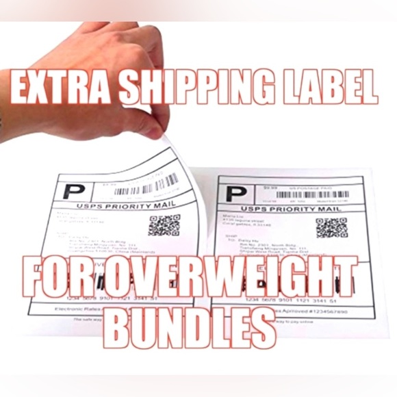Other | Extra Shipping Label | Poshmark
